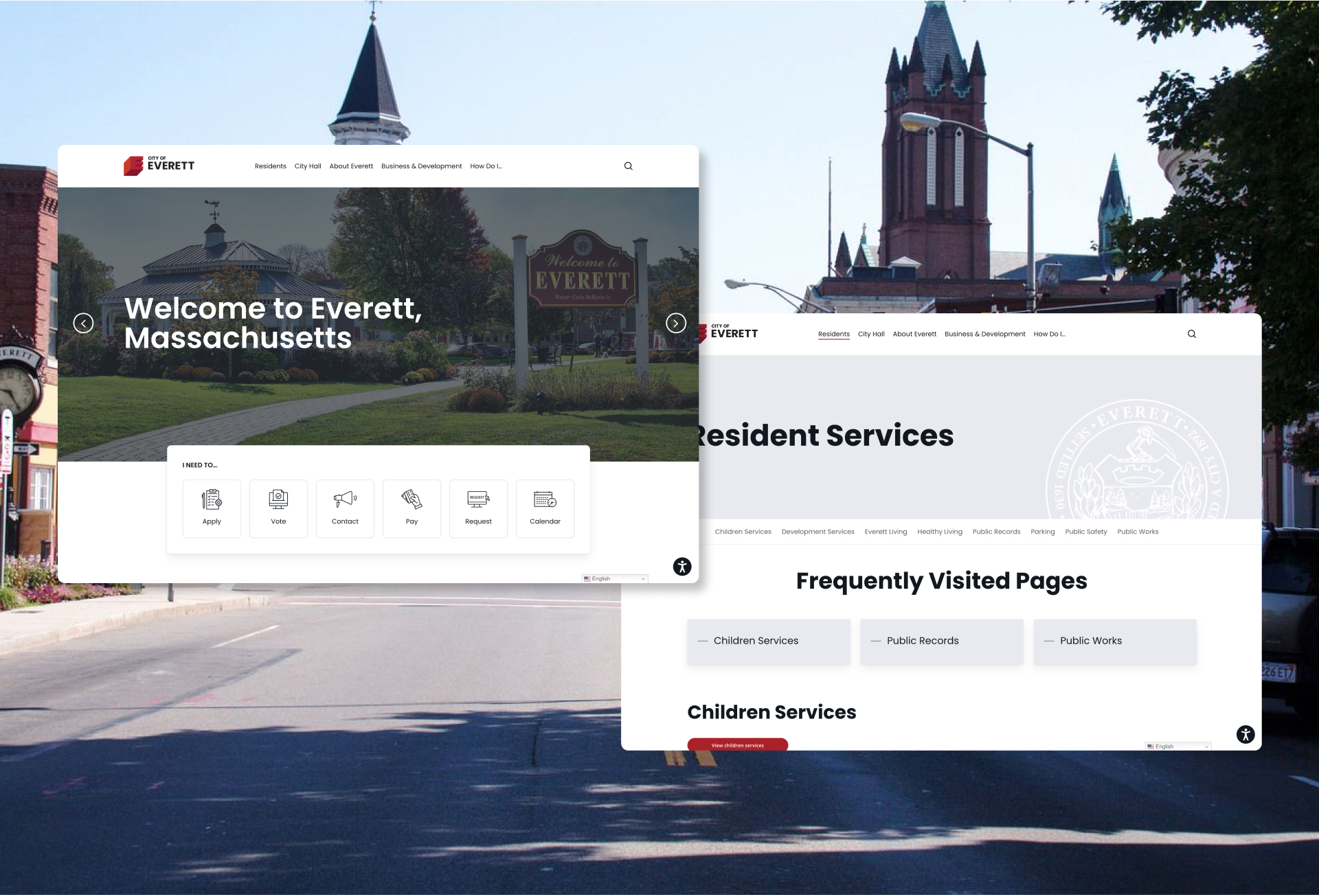 City of Everett | Boston Website Design